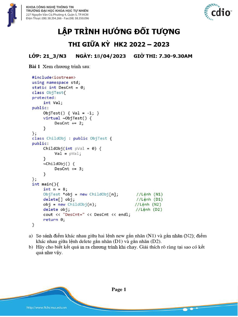 Oop 21-3 Nhom3 | PDF