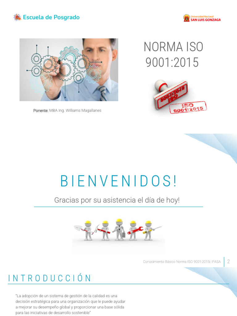 Norma Iso 9001-2015 | PDF | Sistema de manejo de calidad | Planificación