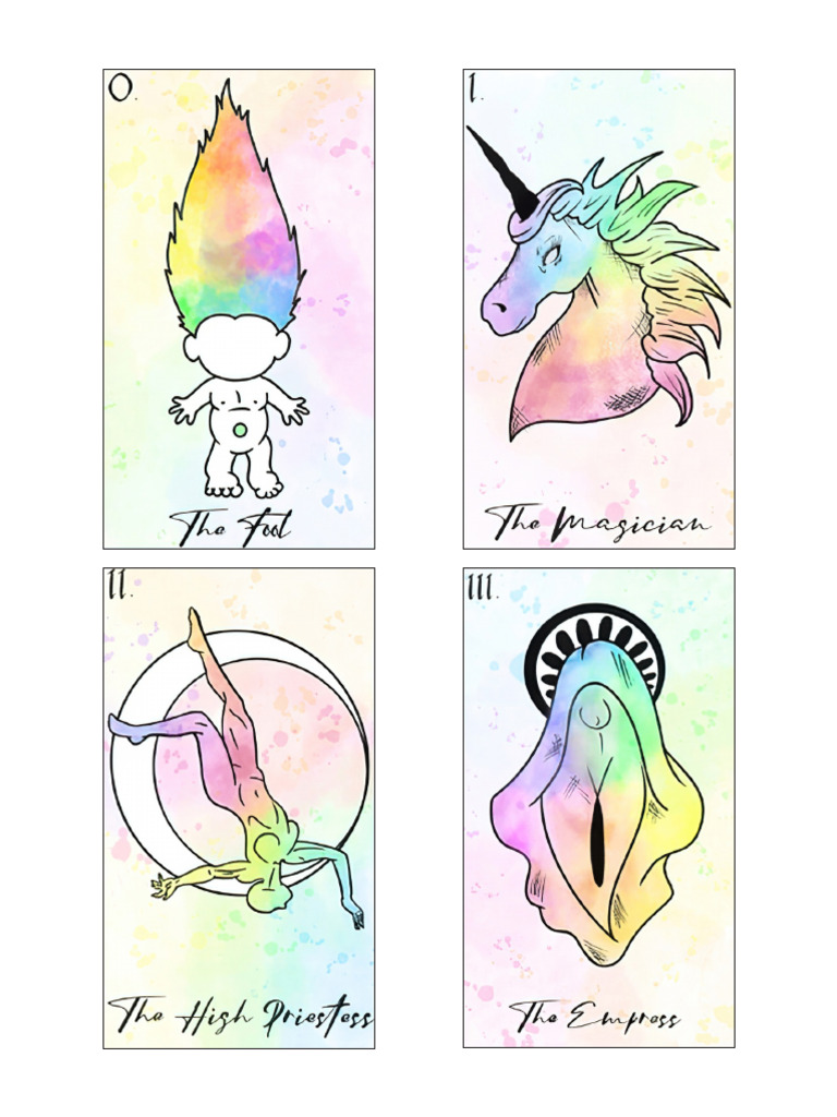 Mystic Garbage Tarot Completo para Imprimir | PDF