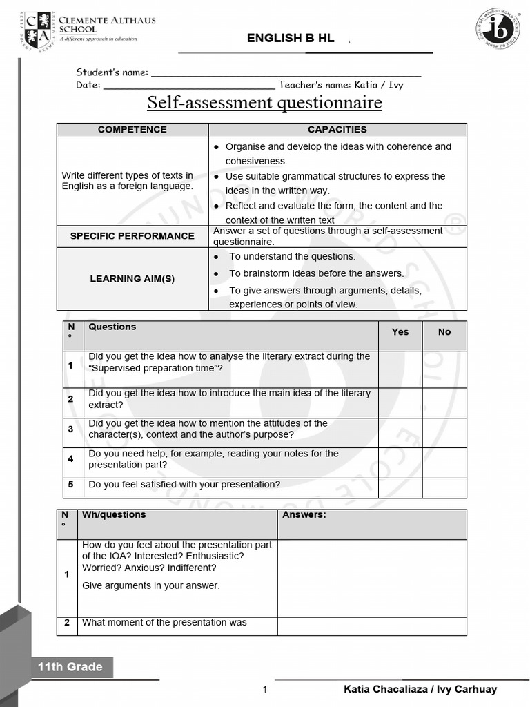 TASK 2 - Worksheet of SELF-ASSESSMENT | PDF | Communication | Liberal ...