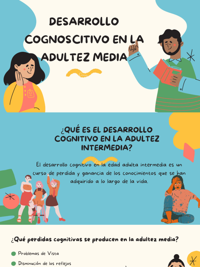 Exposicion Desarrollo Cognoscitivo Adultez Media | Descargar gratis PDF | Percepción | Inteligencia