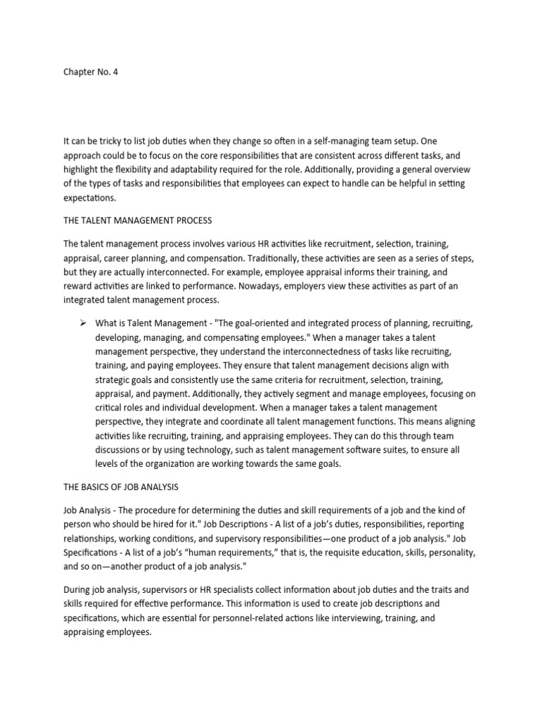 HRM Chp. 4 | PDF | Employment | Business Process