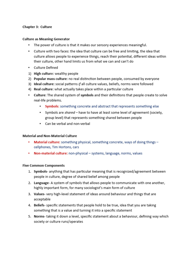 Chapter 3 Word Outline | PDF | Globalization | Multiculturalism