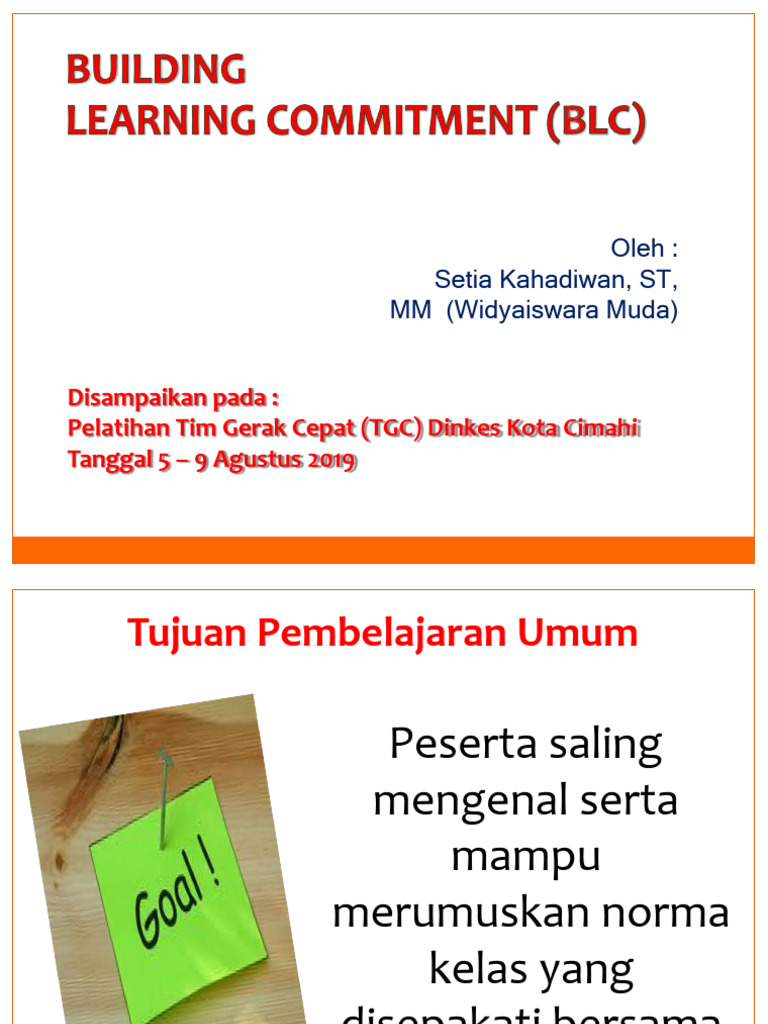MP 1-BLC | PDF | Karier & Perkembangan