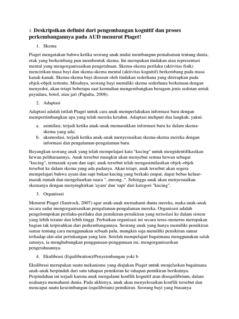 Tugas 2 Metode Pengembangan Kognitif | PDF