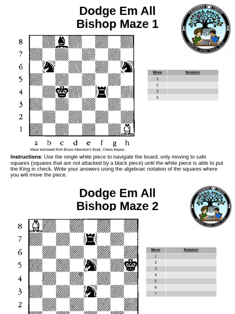 Dodge em All Mazes | PDF | Chess | Abstract Strategy Games