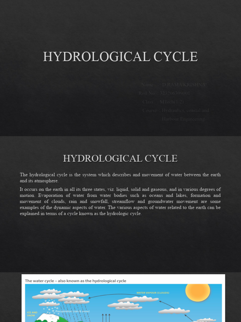 Hydrological Cycle | PDF | Water Cycle | Water