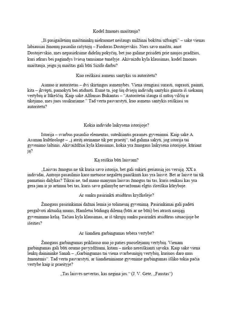 Lietuviu Temos | PDF