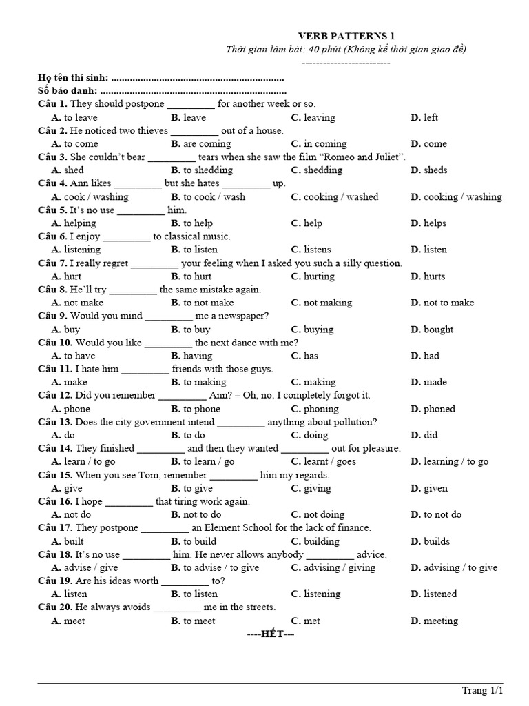 _VERB_PATTERNS_1_981965_27_05_2024 | PDF