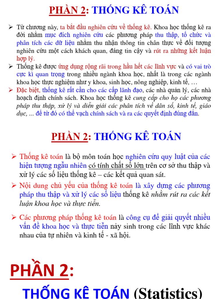 Chương 3. Sv - Mẫu Tk Và Ước Lượng Tham Số | PDF