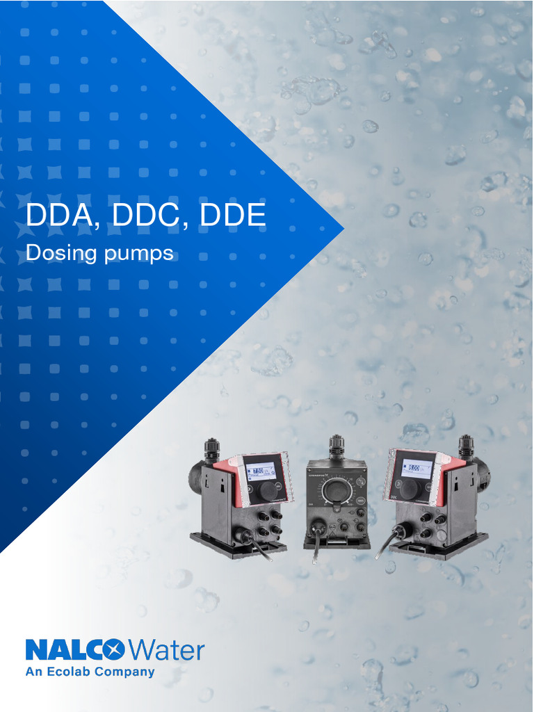 Beu-381e - Dda, DDC, Dde Dosing Pumps | PDF | Pump | Valve