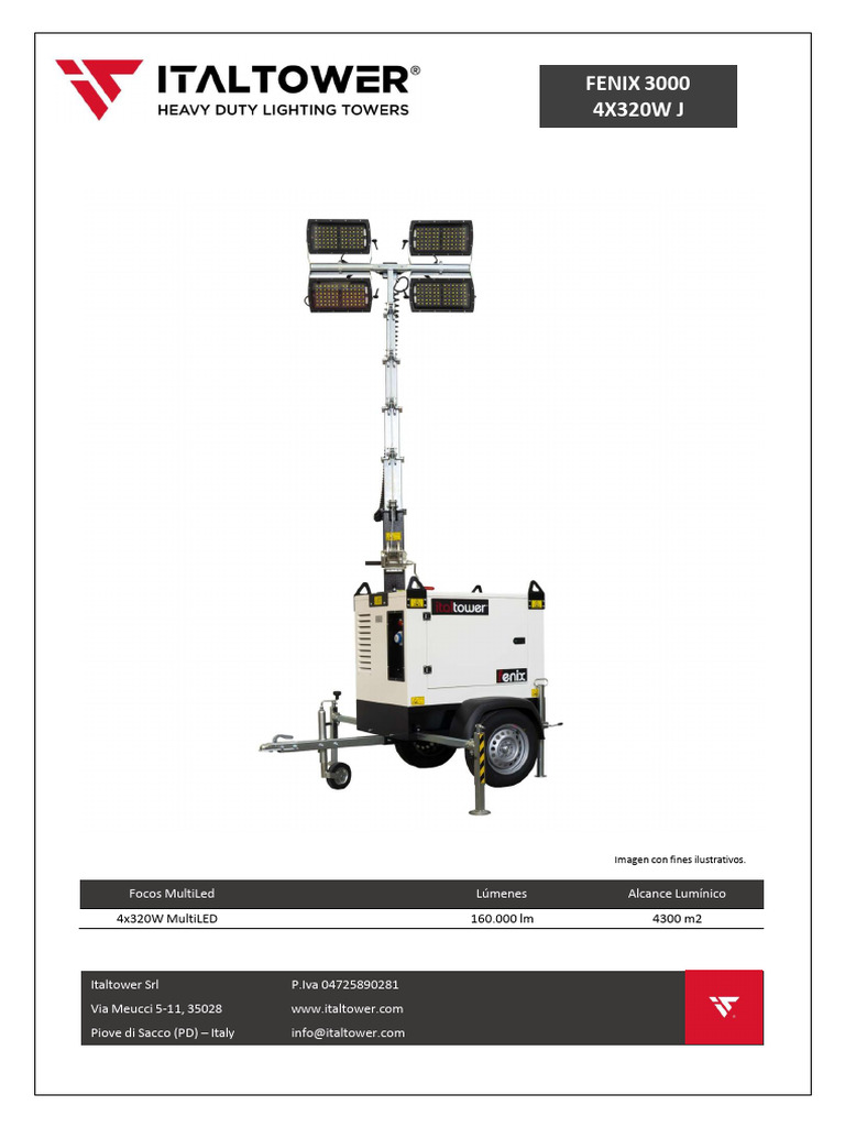 Ficha Tecnica Fenix 3000 RPM - Yanmar - ESP Electro Power | PDF ...