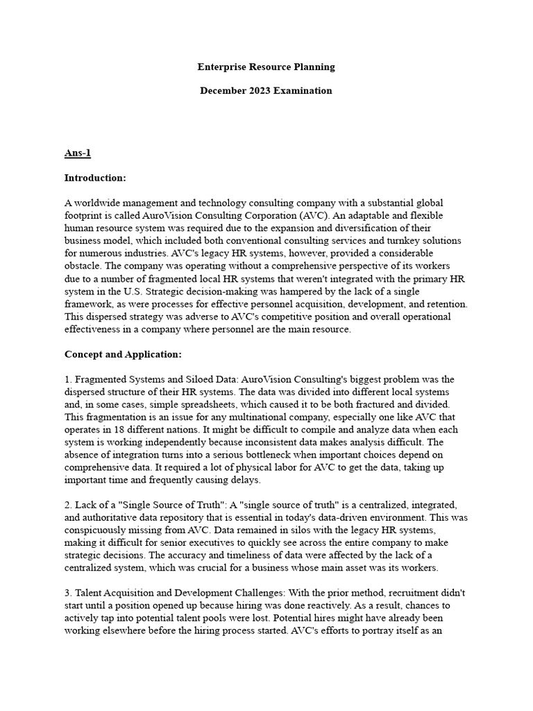 Enterprise Resource Planning | PDF | Cloud Computing | Enterprise Resource Planning