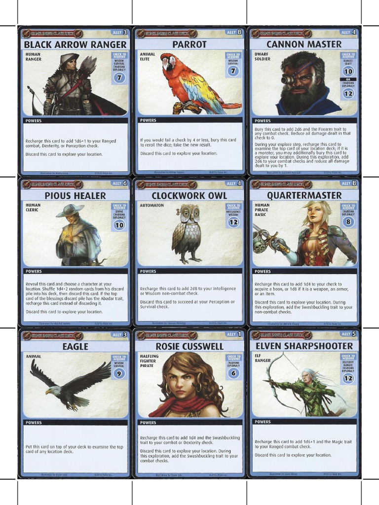 Gunslinger Class Deck | PDF