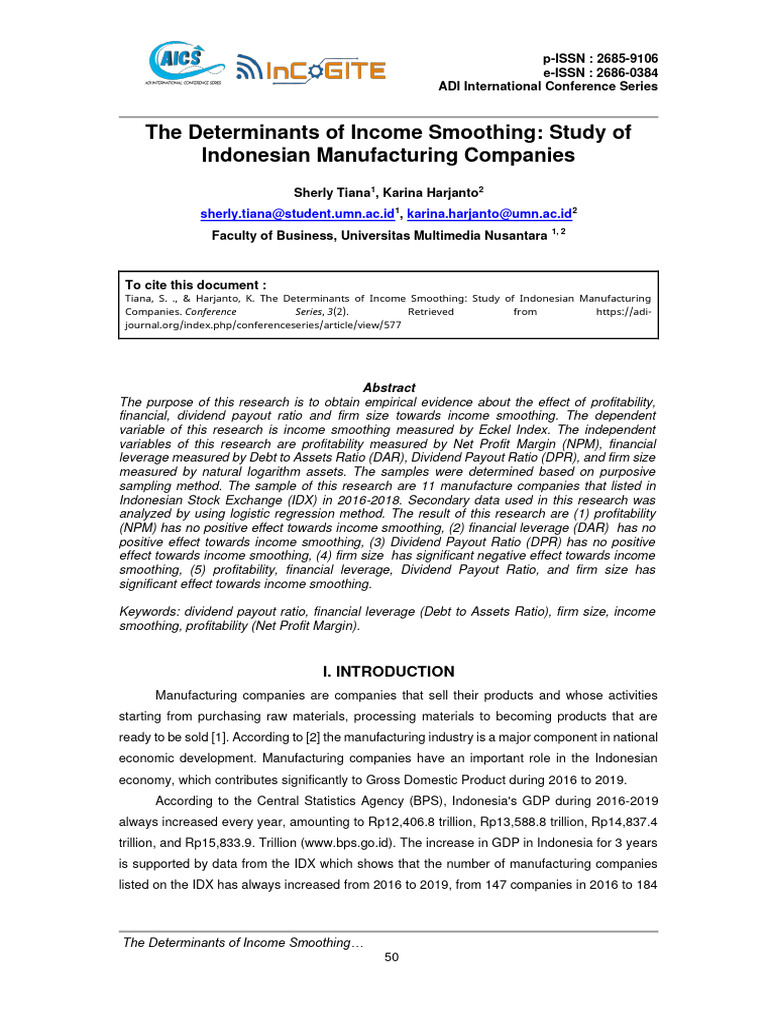 Incogite 2021 v3n2 Id 577 | PDF | Dividend | Income