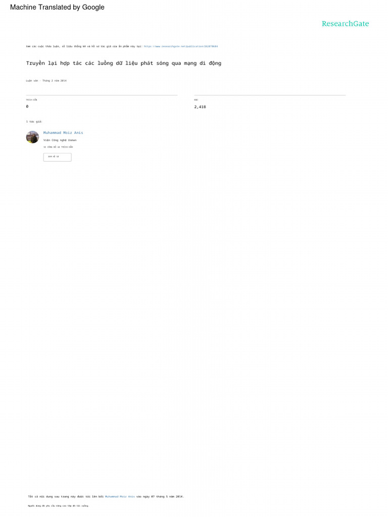 2014telb0311 Anis Muhammad Moiz | PDF