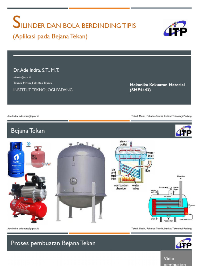 Pertemuan-Silinder Dan Bola Berdinding Tipis | PDF