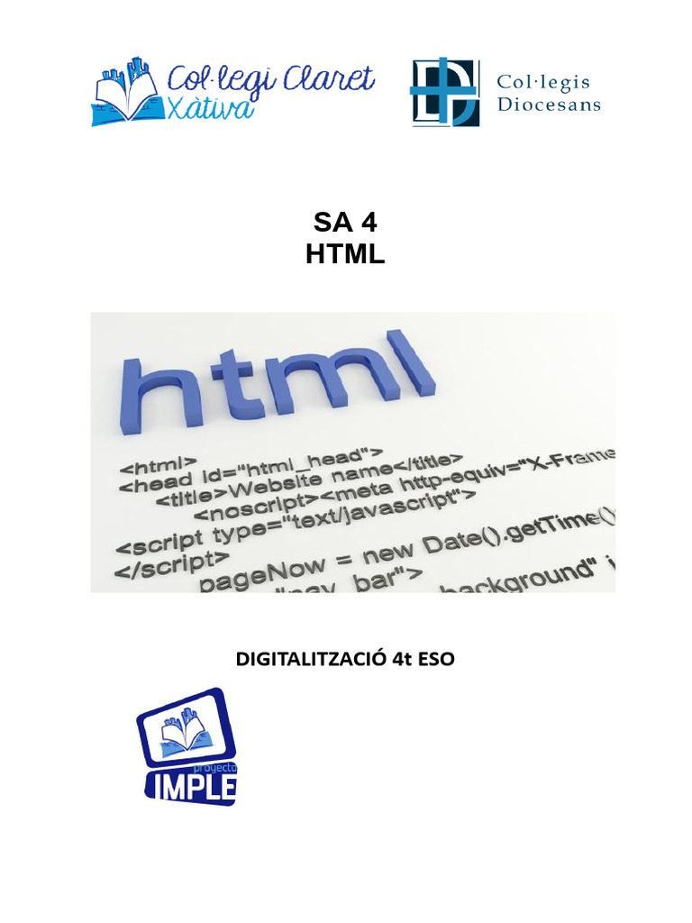 DIG4 - SA4 - 01 Apunts DHTML | PDF