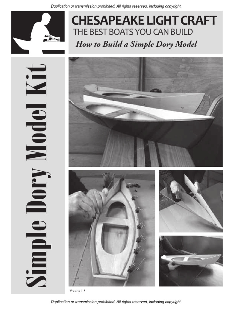 Simple Dory Model Kit Manual 1 3 | PDF | Epoxy