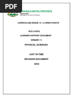 REVISED 2025 Physical Sciences GR 11 Exam Guidelines | PDF | Chemical ...