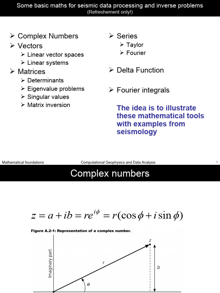 L04 Maths Foundations | PDF | Matrix (Mathematics) | Norm (Mathematics)