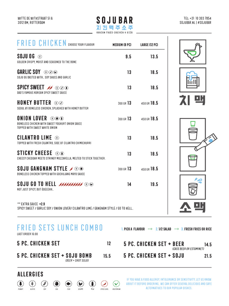 SOJU MENU ROTTERDAM-pages-1-2 | PDF | Sauce | Cuisine