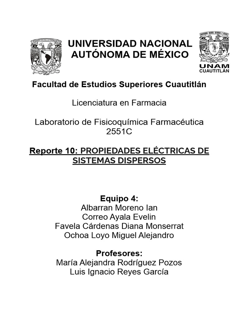 Reporte 10 | PDF | Coloide | Adsorción