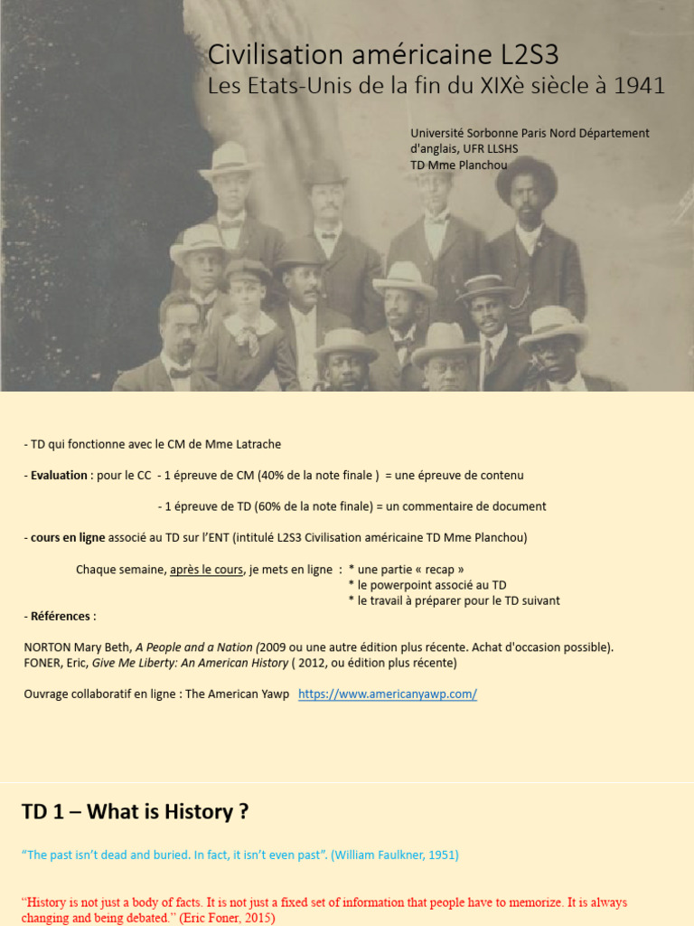 American Civilization: 19th-20th Century | PDF | Confederate States Of ...