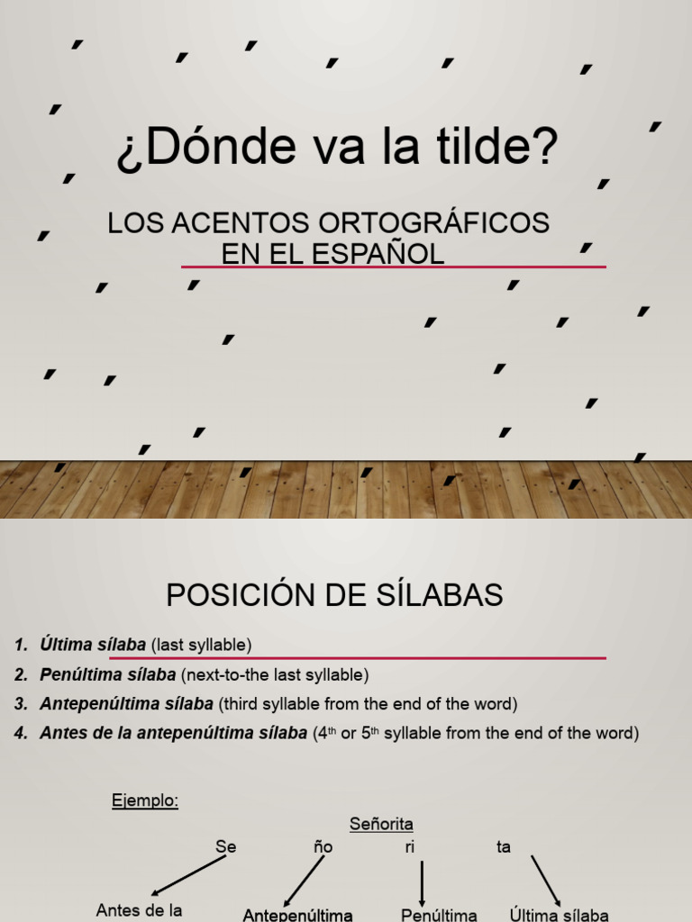 3 09 13 '11 Donde Va La Tilde Acentos | Descargar gratis PDF | Idiomas ...