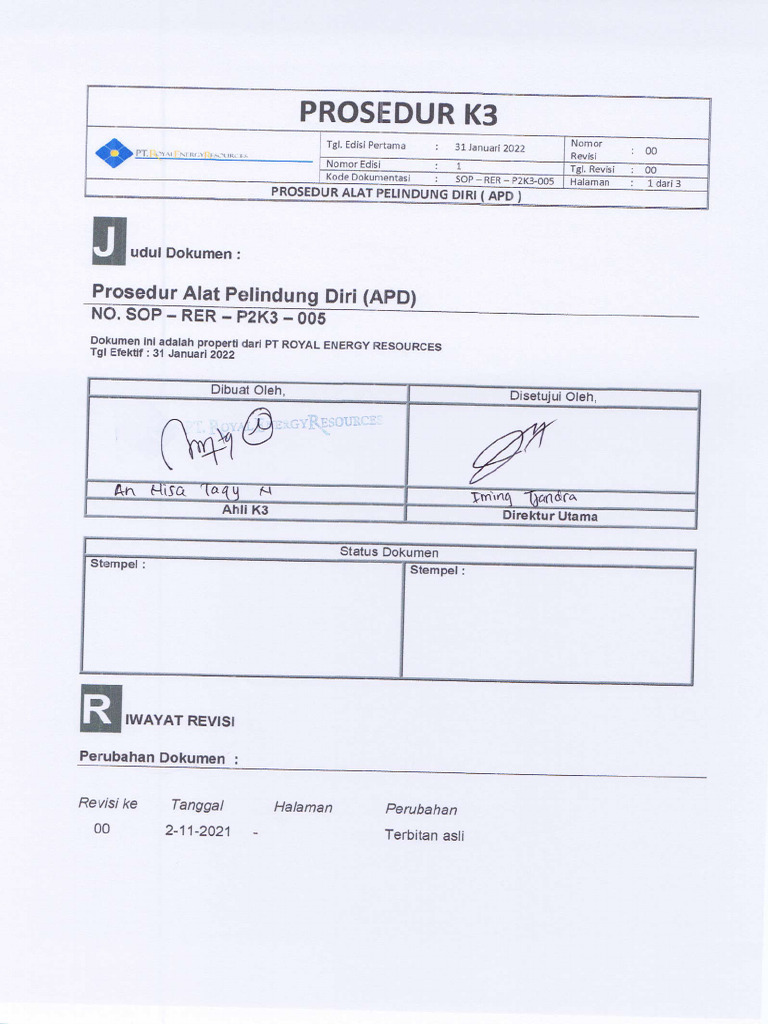 28 Prosedur APD | PDF