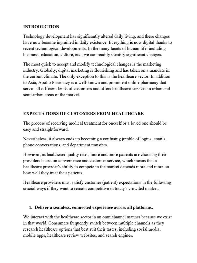 SM - Customer Expectations | PDF | Health Care