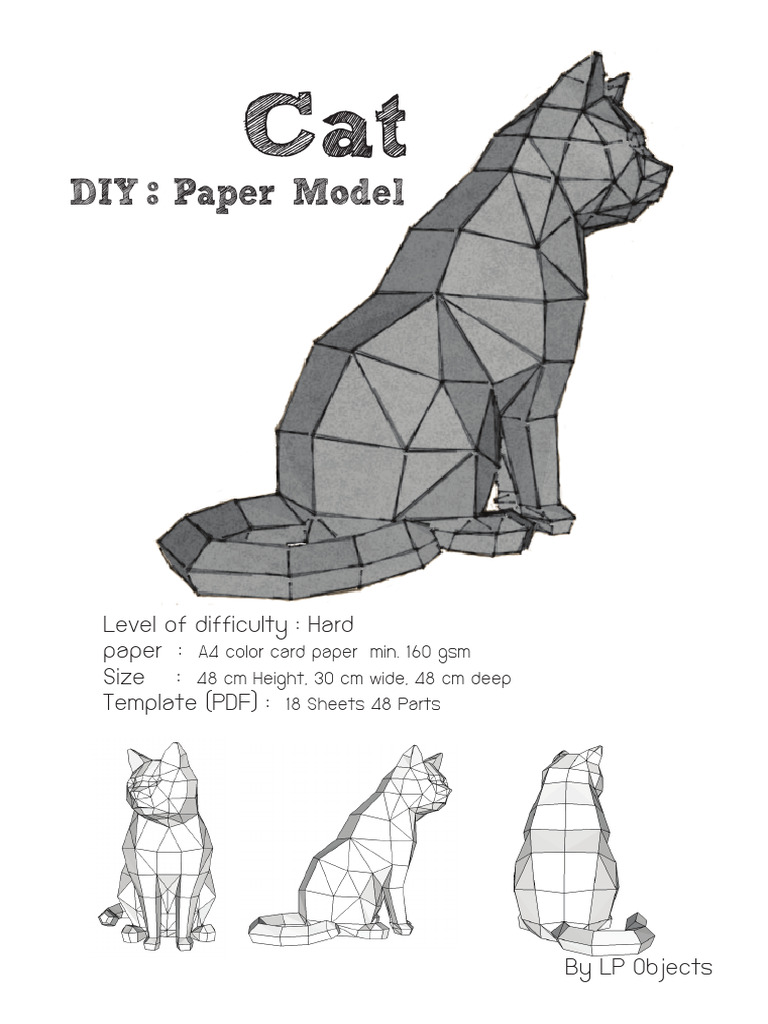 Cat Model Manual V1 ByLPObjects | PDF