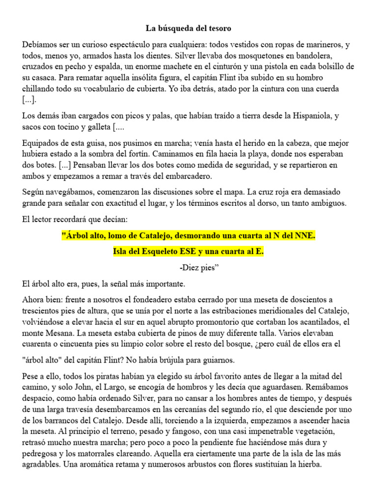 Fragmento de Novela para Práctica | PDF