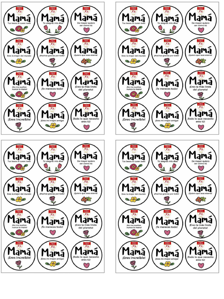 Mensajes de Solapines de Mamá | PDF