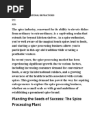 Spice Industry Safety Guide | PDF | Hazard Analysis And Critical ...