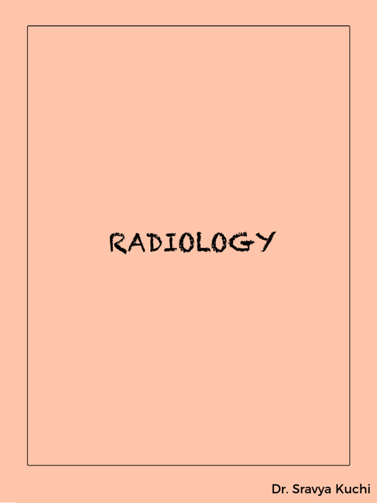 Radiology | PDF