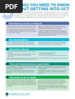 UCT 2025 Undergraduate Application Guide | PDF | University And College ...