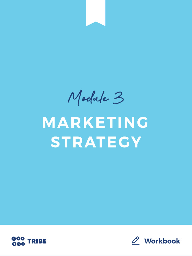 TRIBE M3 Marketing Strategies Workbook 2021 | PDF | Facebook | Social Media