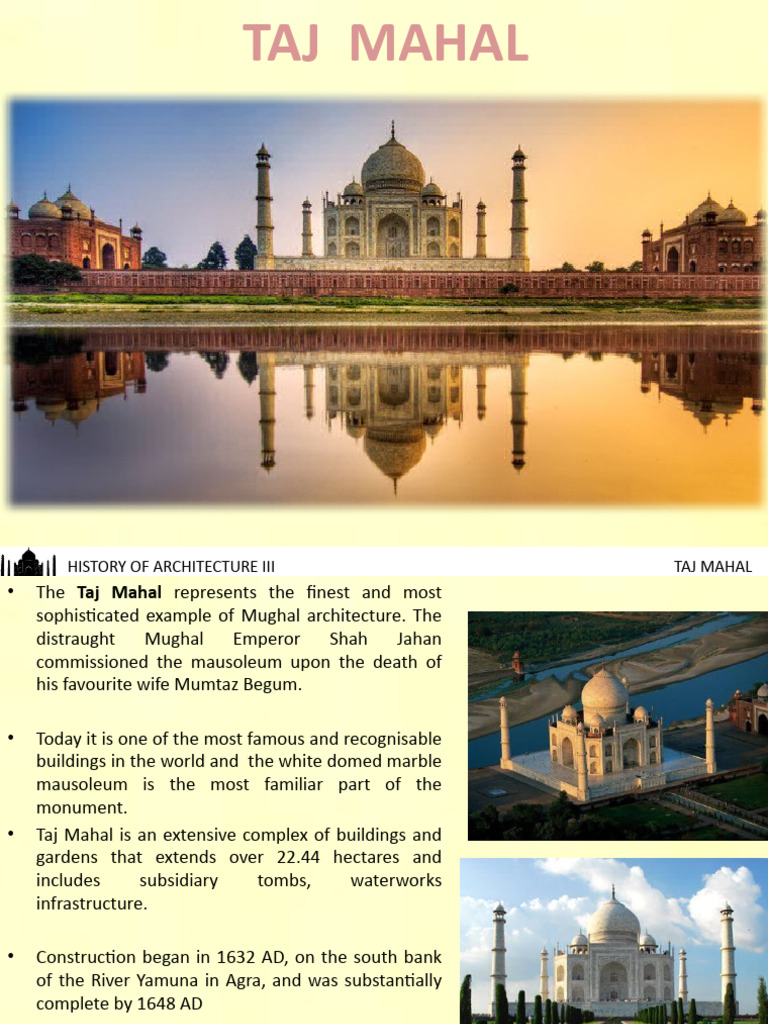 Taj Mahal | PDF | Dome | Architectural Design