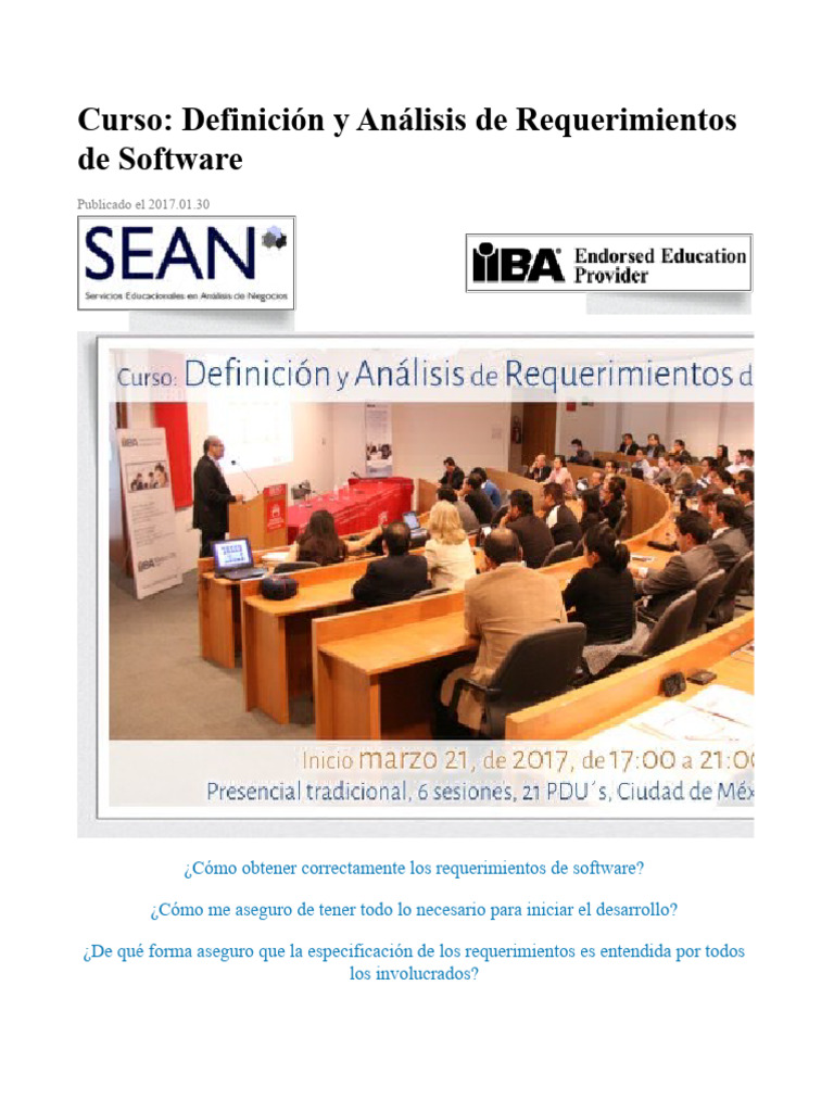 BA Definición y Análisis de Requisitos | Descargar gratis PDF ...