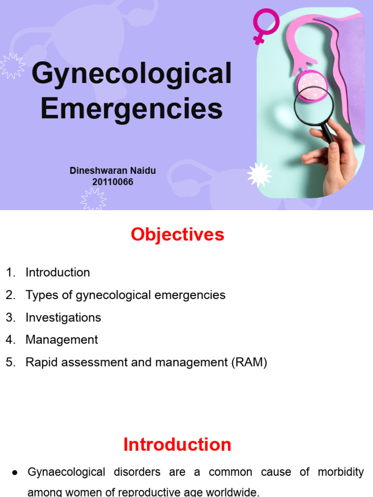 Gynecological Emergencies | PDF | Human Reproduction | Medical Specialties