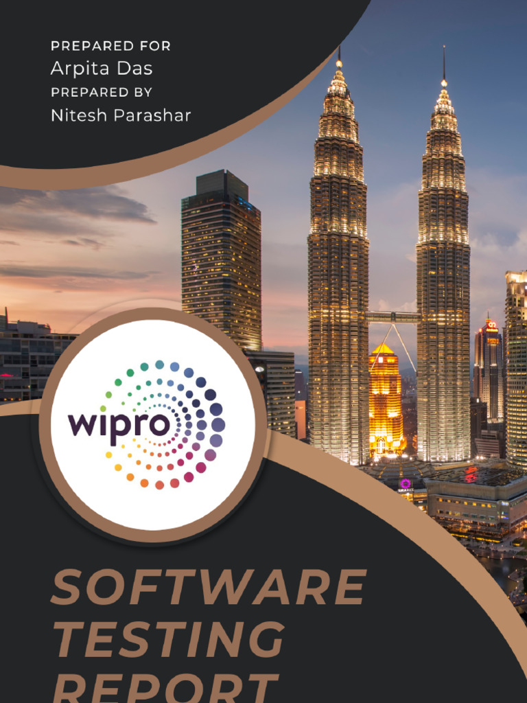 Nitesh Parashar - Software-Testing-Report | PDF | Software Testing ... Nitesh Parashar - Software-Testing-Report | PDF | Software Testing ...
