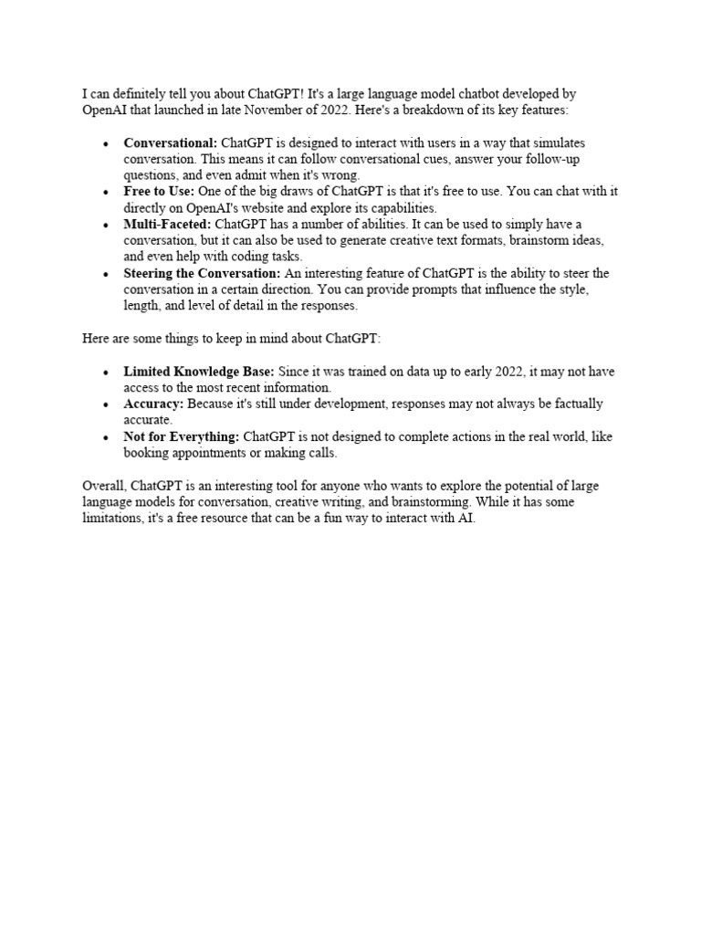 Chat GPT | PDF | Career & Growth