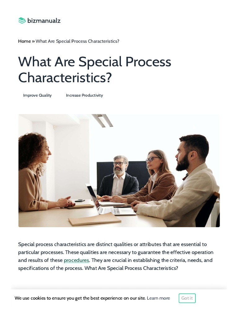 What Are Special Process Characteristics | PDF | Data Analysis ...