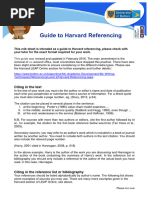 Harvard UWE Referencing | PDF