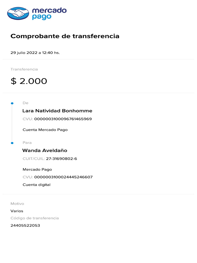 Mercadopago Payment-24405522053 | PDF