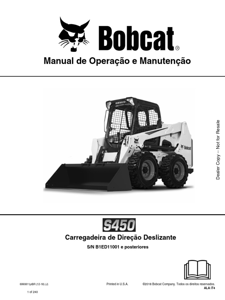 BOBCAT - S450 (Mini Pá) | Download grátis PDF | ISO 9000