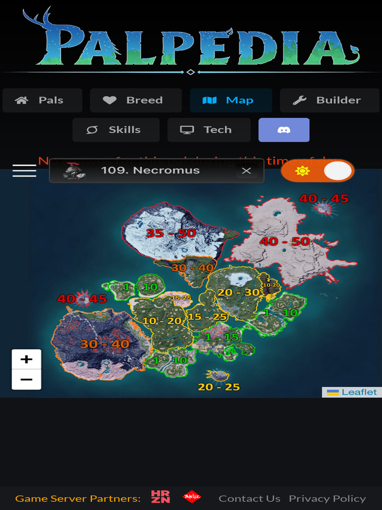 Interactive Palworld Map Guide | PDF | Games & Activities