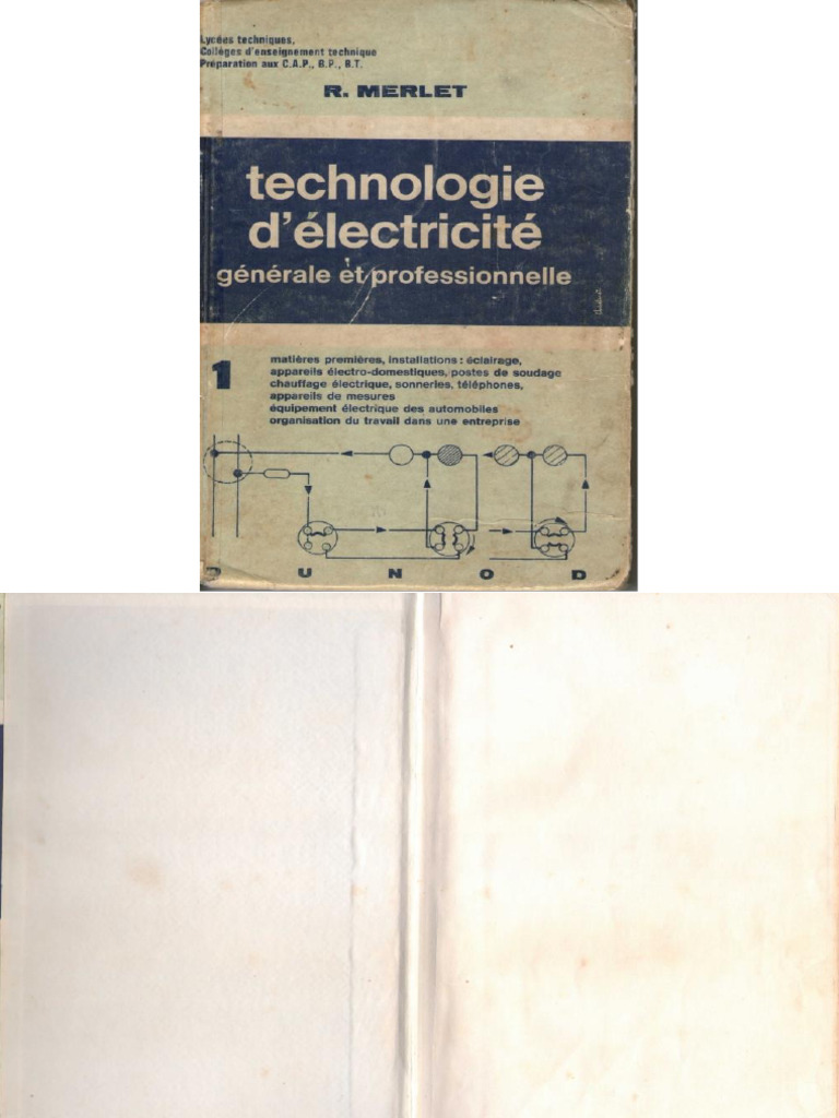 Techno D'elec Prof. Tome 1 | PDF