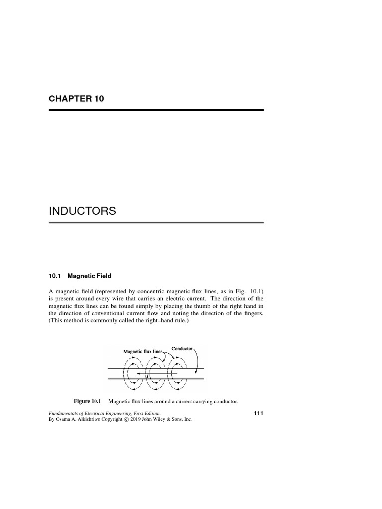 Ee200 Chapter10 Pdf Inductor Inductance